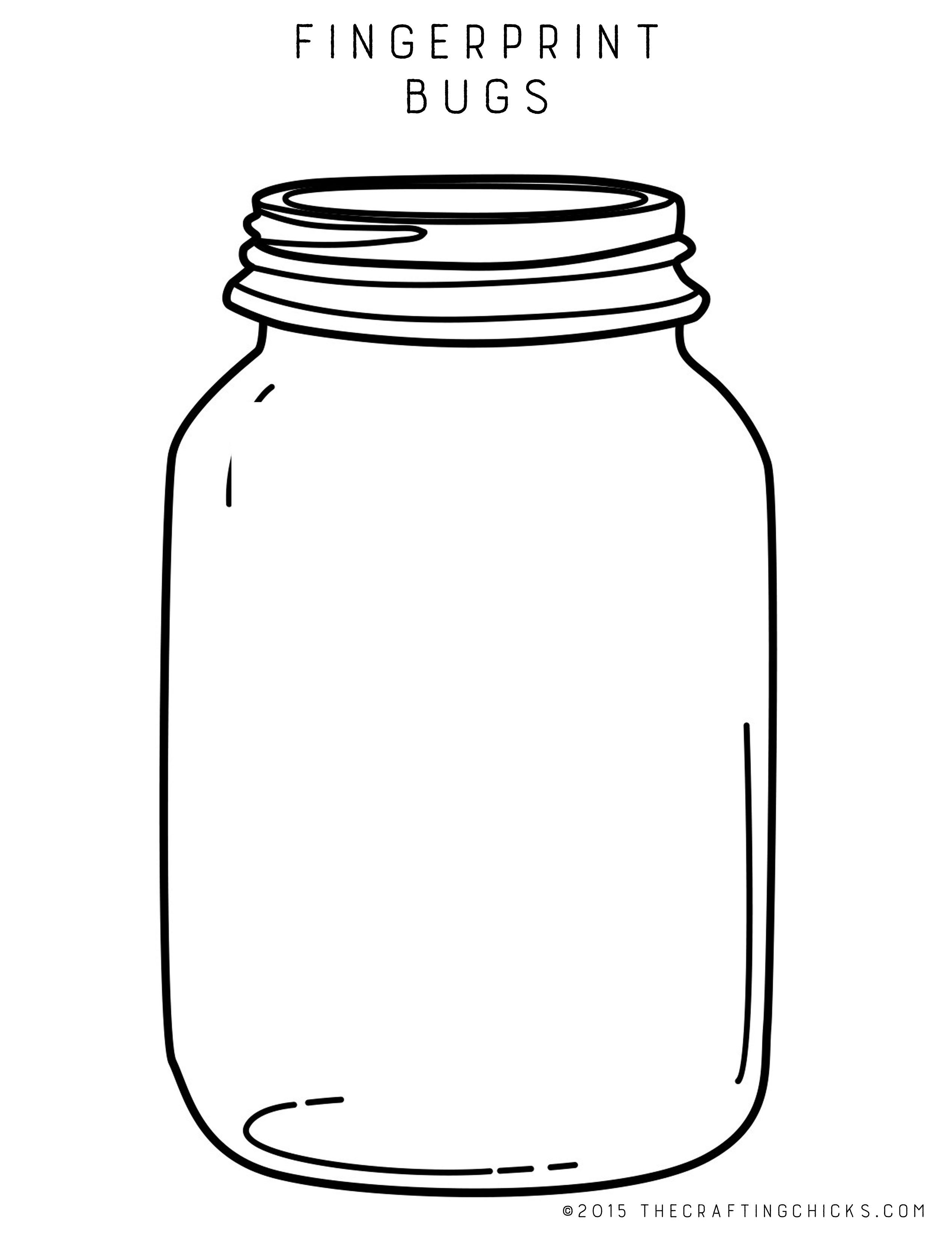 Mason Jar Printable Template Printable Word Searches